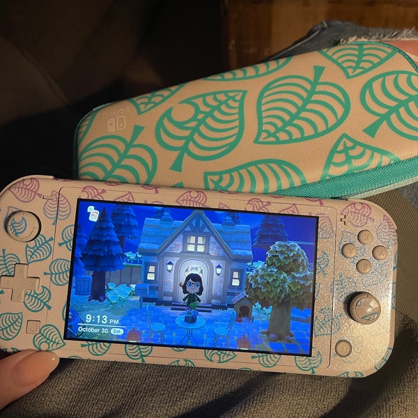 Nintendo Switch Lite Skin Decal Ombre Leaf // Best Seller 3M Vinyl ...