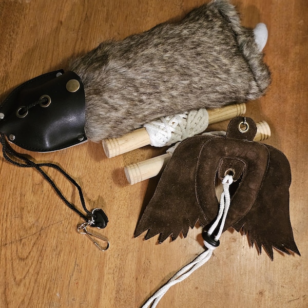 Steve Tait Style Falconry Dutch Hood: Two-tone Calfskin Bird Hood - Etsy