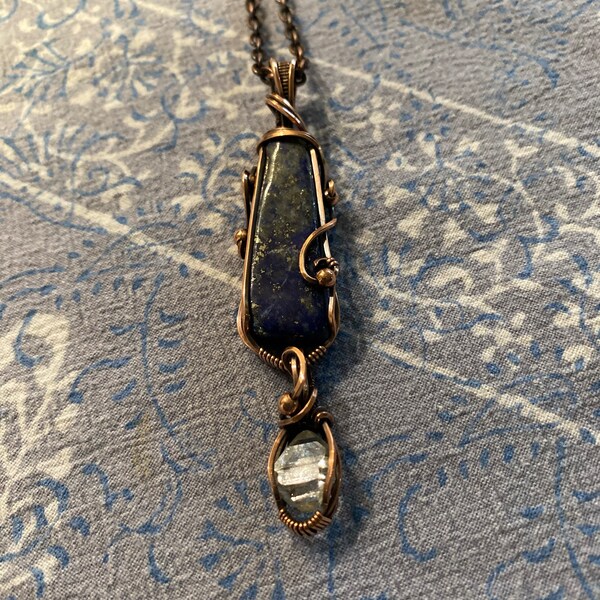 Blue Sheen Sunstone Necklace - Etsy