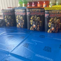 Transformers Birthday Party Pack Chip Bag Candy Bar Juice Label Labels ...