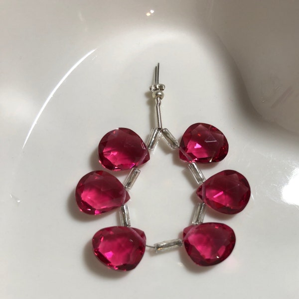 Natural Ruby Rose Cut With Flat Back Oval Shape Gemstones 7x5 MM ...