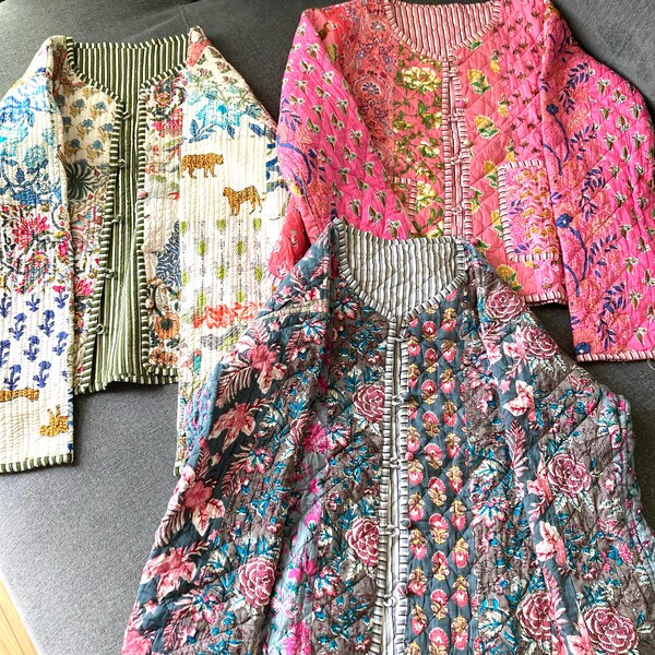 Kimono Gown Dressing Gown Upcycled Saree Sari Robe Vintage Silk Blend ...