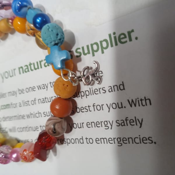 Gemstone Bangle Poem Letter Jewelry Adjustable Bracelet Fun Easter Gift ...