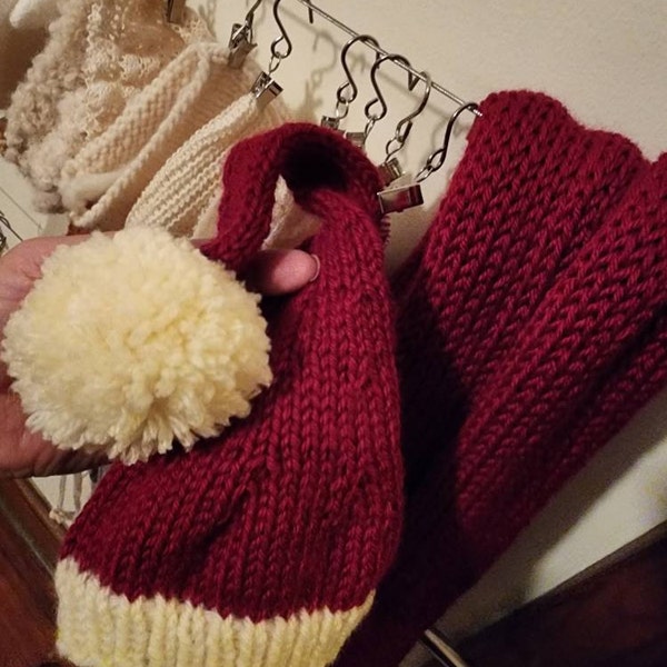 The {rainbow Splash} Bonnet, Sleepy Cap & Knit Wrap Set - Etsy