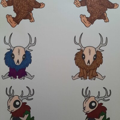 Cryptids/mythology Chibi SVG PNG Bundle - Etsy