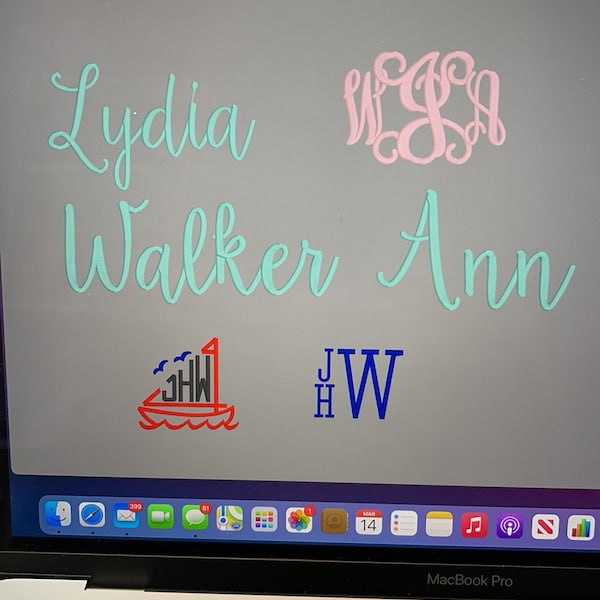 Curtis Script 4 Formats 3 Sizes - Etsy