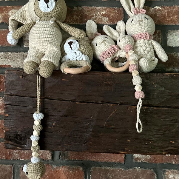 Bear Crochet Pattern, Tutorial, Bear Crochet Bundle Pdf, Boy, Bear ...