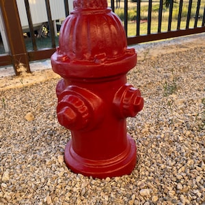 Fire Hydrant Concrete Statue Garden Decor Lawn Decoration - Etsy