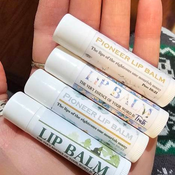 Pioneer Lip Balm Printable Labels/prov 10:20/jw Pioneer Gift/printable ...