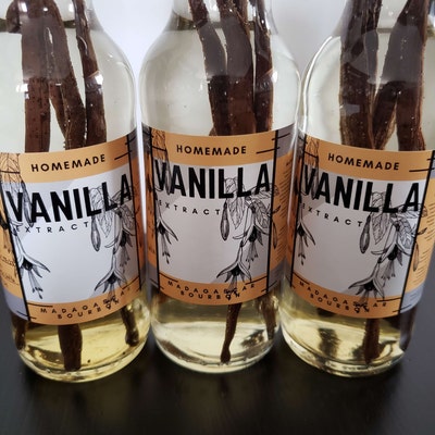 Sri Lankan Vanilla Bean Labels for Homemade Vanilla Extract - Etsy