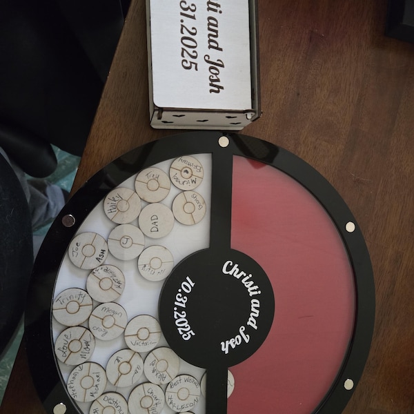 Black Ball Guest Book Alternative, Ball Wedding Guest Book Idea, Ball ...