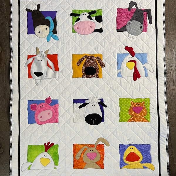 Amy Bradley Designs Animal Whimsy Quilt Pattern - Etsy