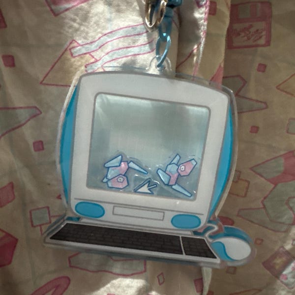 Porygon Cyber Shaker Acrylic Charm - Etsy