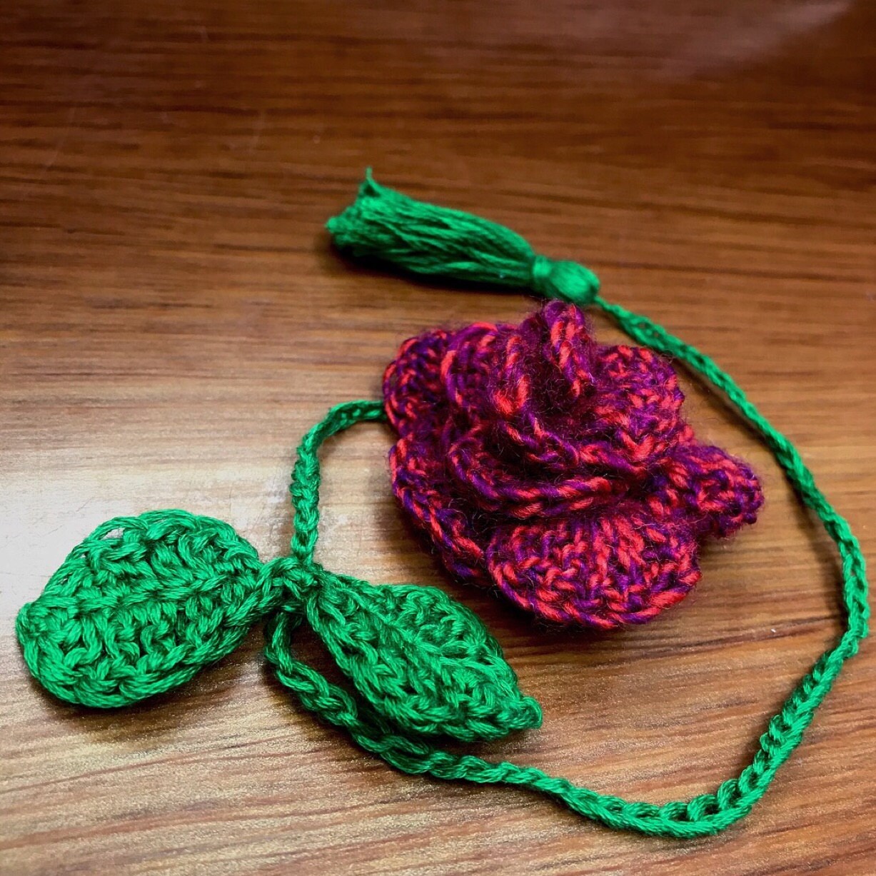 Crochet Mini Rose Pattern by Happy Patty Crochet