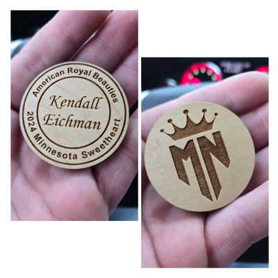 Custom 1-SIDE ENGRAVED Wood Keychains, Branded Keychains, Logo Engraved ...