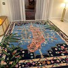 Hand Tufted Rug Hand Tuft Tufted Wool Silk Anthea Floral Designer ...