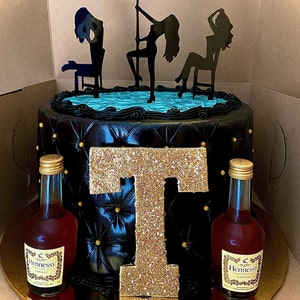 Exotic Dancer Cake Topper Stripper Cake Topper Groom Cake Grooms Cake ...
