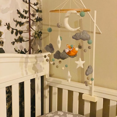 Bat Baby Mobile Bat Nursery Mobile Hanging Bat Halloween - Etsy