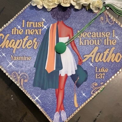 Custom God Bible Verse Graduation Cap Topper, Personalized Christian ...