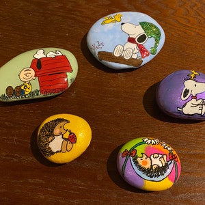 Assortment of Cute Animal Mommy and Baby Painted Rocks | Etsy