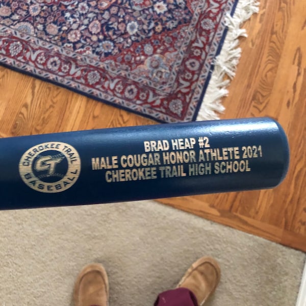 Full Size Baseball Bat Custom Engraved - Etsy