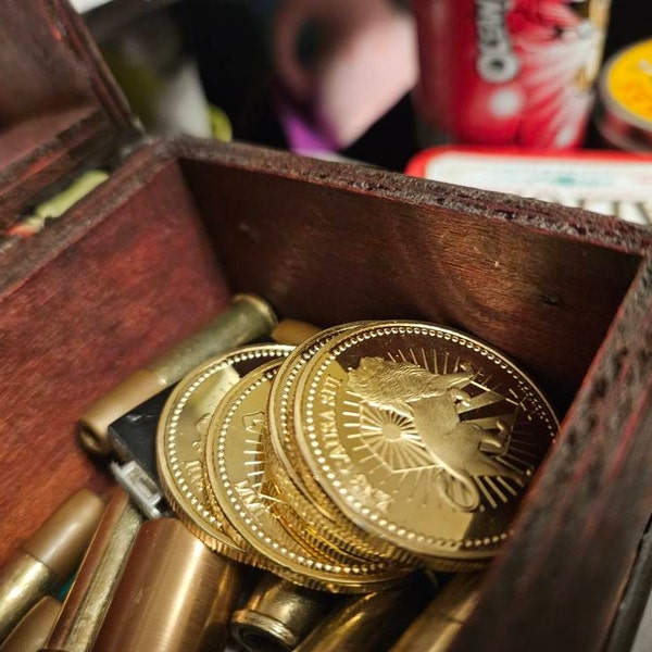 10 Pcs Continental Gold Coin Prop Blood Oath Marker Cosplay Adjudicator ...