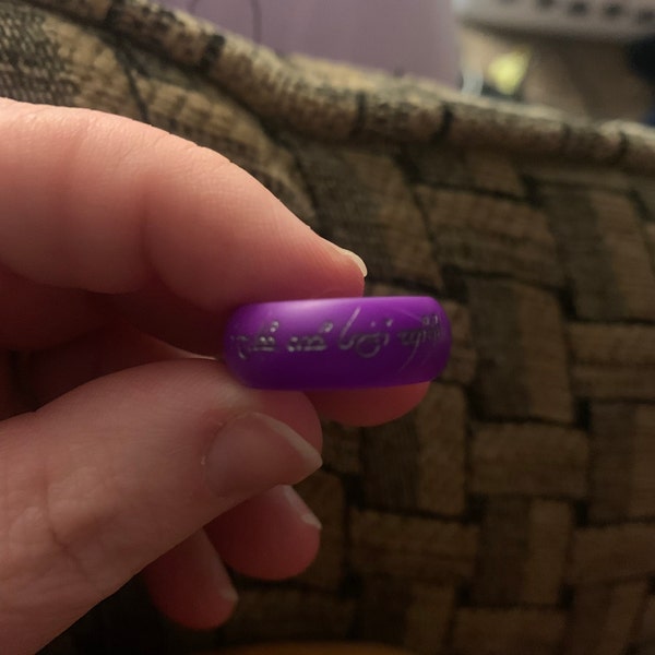 Personalized Engraved Silicone Ring 8MM - Wedding Band for Men and ...