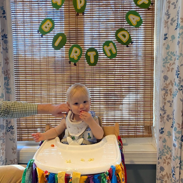 Cow Print High Chair Birthday Banner, Pink Cow Banner for 1st Birthday ...