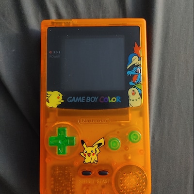 CUSTOMIZE YOUR OWN Gameboy Color Custom Gbc Backlit Rechargeable Mod ...
