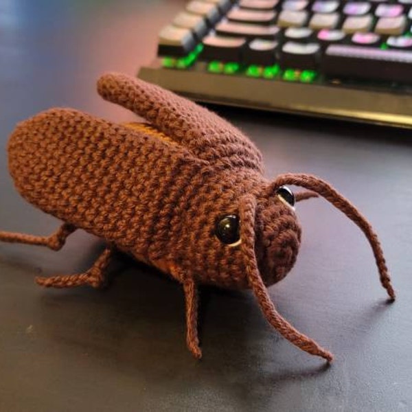 Crunch the Cockroach Crochet Pattern, Amigurumi Pattern - Etsy
