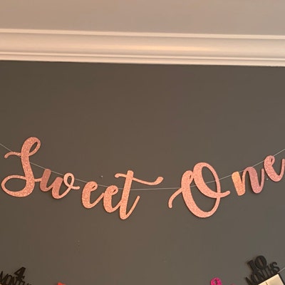 Sweet One Banner,custom Banner,first Birthday Banner,1st Birthday ...