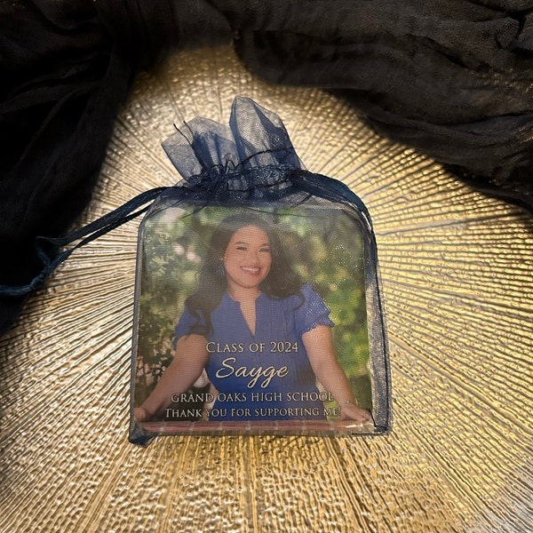 Graduation Magnets for Guest Class of 2025 Personalized Photo Graduate ...