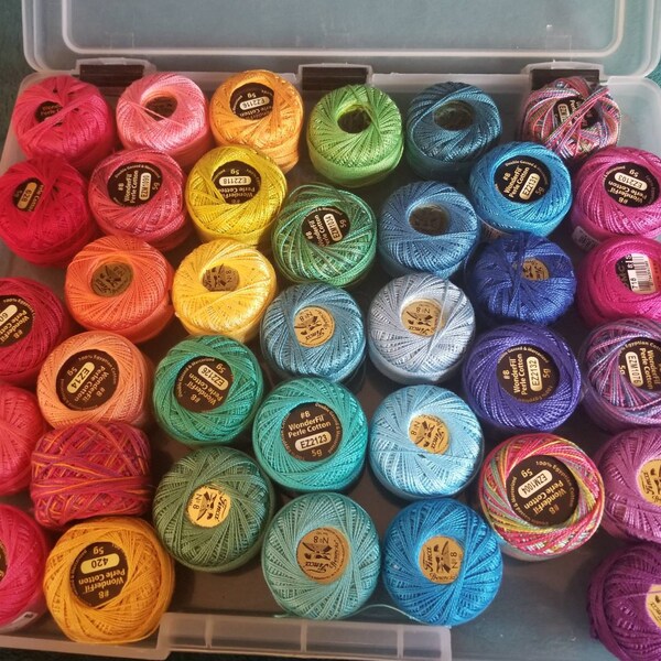 Happy Bright Colorful DIY Slow Stitch Kit - Complete Craft Set With ...