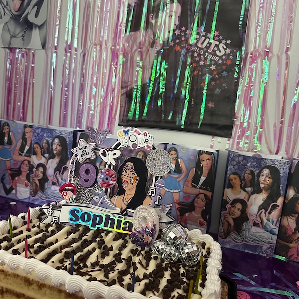 Handmade Olivia Rodrigo Birthday Cake Topper: Guts Theme - Etsy