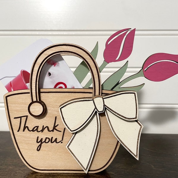 Thank You Gift Card Holder | Personalized Appreciation Gift | Cash ...