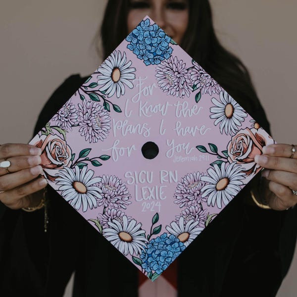 Graduation Cap Topper - Coraline - Cat - Customizable - Personlizable ...