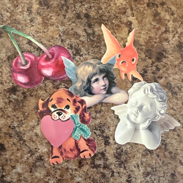 Mystery Sticker Pack - Pinterest Aesthetic Stickers, Junk Journal ...