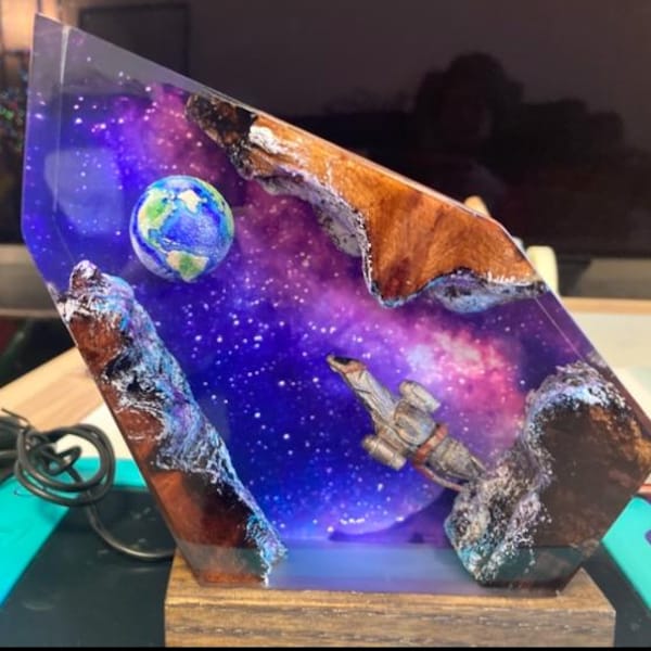 Explosion Bomb Resin Lamp, Atomic Bomb Resin Night Lights, Nuke Lamp ...