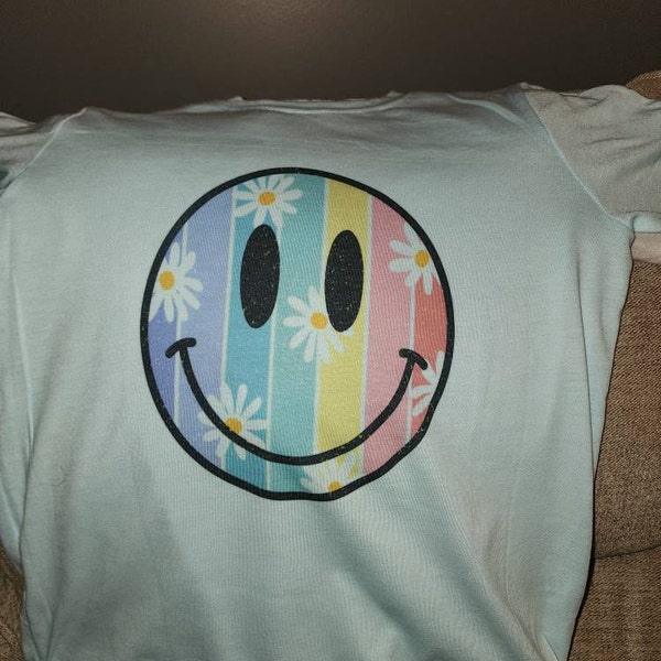 Pastel Daisy Smiley PNG Easter PNG Spring PNG Daisies Png Cute Girly ...