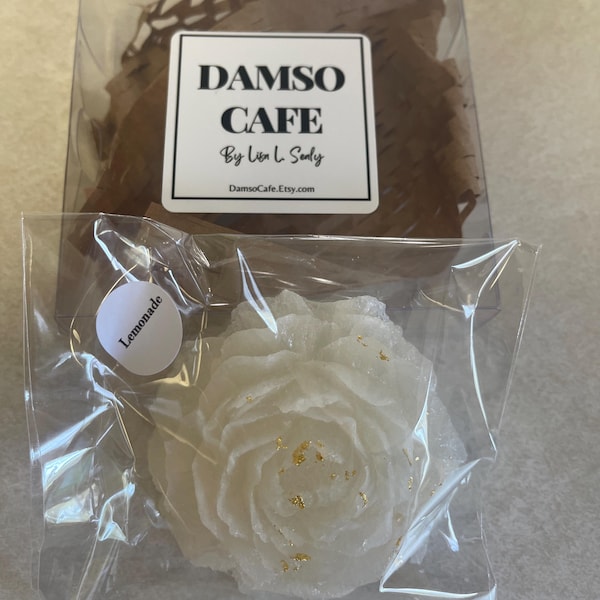 Kohakutou Peony Rose Edible Crystal Candy, Japanese Wagashi || Edible ...