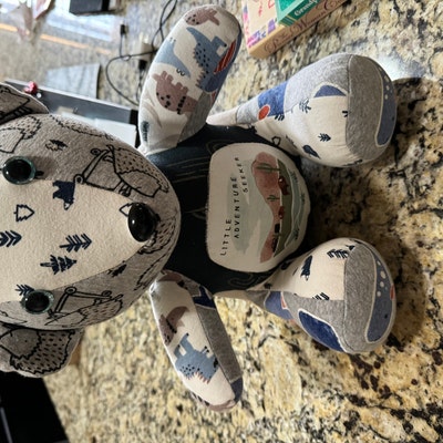 Keepsake Bear Out of Baby Clothes // Gift for Mom // Memory Bear ...