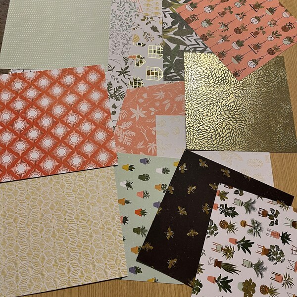 Scrap Paper or Cardstock, Variety Pack, Random, Craft Supplies, Paper ...