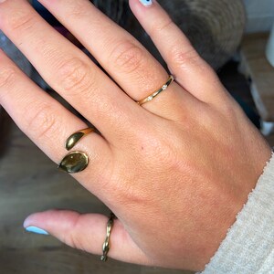 WAVEY Wave Ring. Wavey Ring. Statement Ring. Gold Plated - Etsy UK