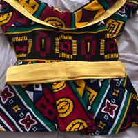 5 Blue Ankara Tie, Ankara Necktie Set, Ankara Necktie, Handmade Necktie Set, Wedding Necktie ...