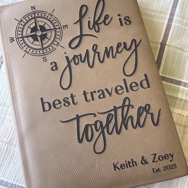 Our First Year Together - Personalized Couple Notebook - Custom ...