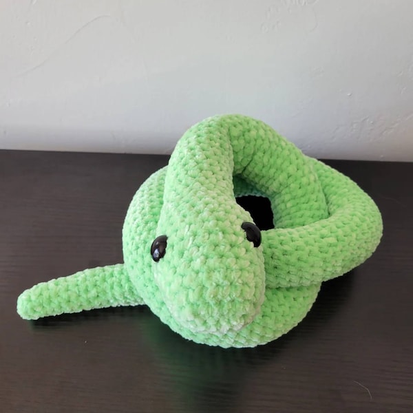 NO SEW - Snake Crochet Amigurumi Pattern, Serpent, Rattle Snake, Adder ...