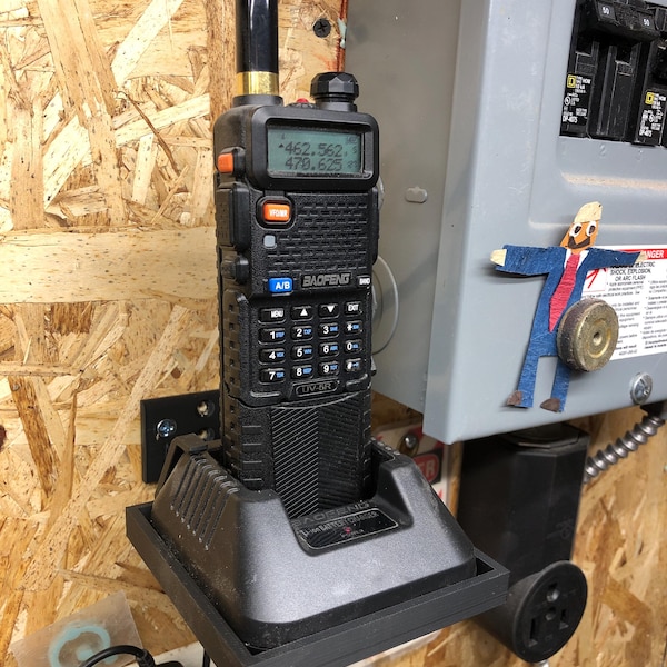 Mic Clip Mount for Radio Strap, Clips on the Strap and Extends Mic Clip ...