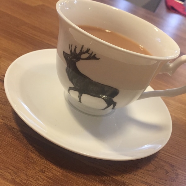 Running Hare Fine Bone China Tea Set - Etsy UK