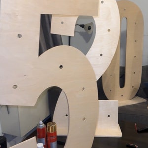 6ft LED Backdrop Wall Plywood Collapsible, Light up Backdrop Event Prop ...