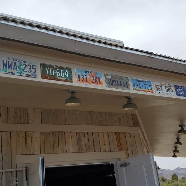 Pack of 10 Rustic/worn License Plates From at Least 7 Different States ...